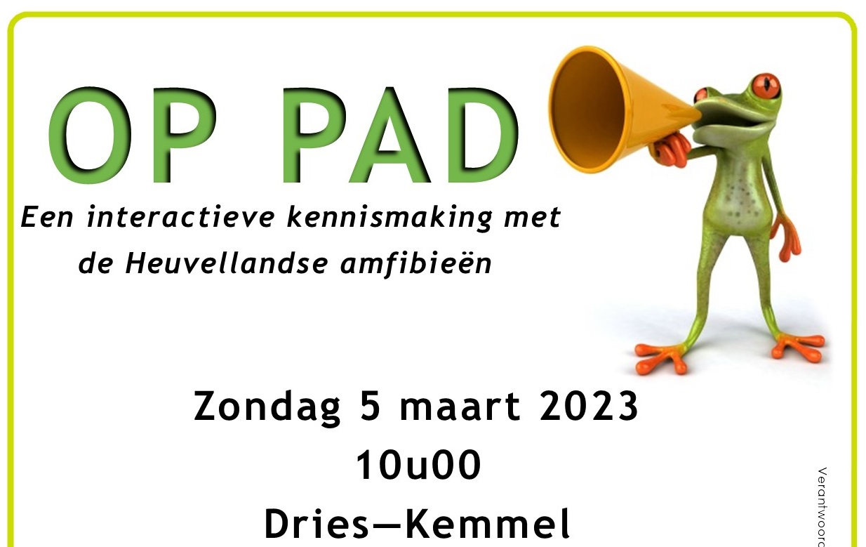 'OP PAD' wandeling